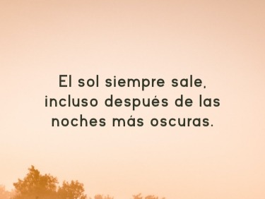 The sun always rises